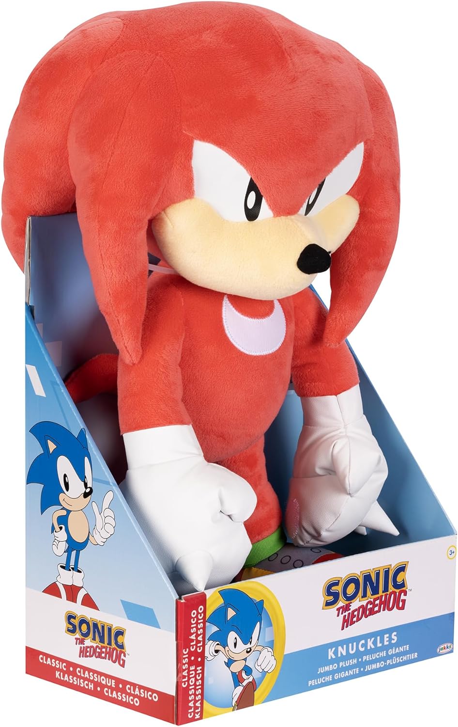 Sonic The Hedgehog Knuckles Jumbo Plush – Snaps